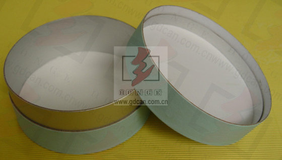 Small Composite Paper Cans Packaging UV Coating with Ribbon