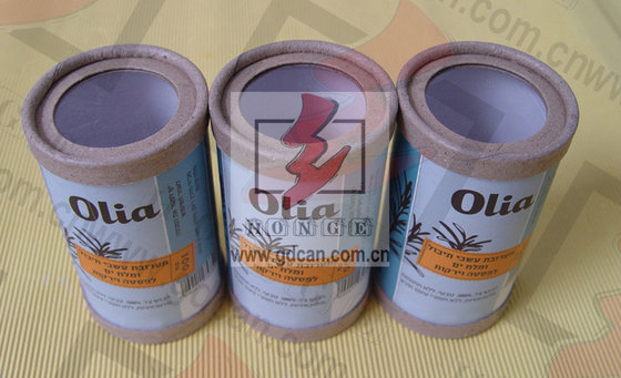 Recoverable Gift Tube Packaging for Food , Paper Cylinder Containers