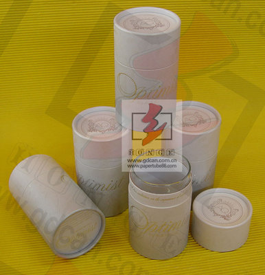 Food Grade Cardboard Cylinder Packaging / Small Cardboard Tube Boxes