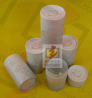 Food Grade Cardboard Cylinder Packaging / Small Cardboard Tube Boxes
