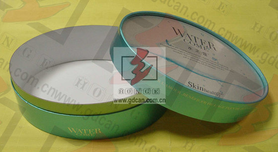 Green Foldable 6 Inch Cardboard Tube Containers Packaging Handled
