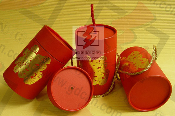 Wedding Gift Large Diameter Cardboard Tube Packaging With Ribbon
