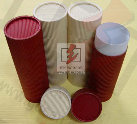 Red Food Cardboard Tubing Packaging Biodegradable With Goods In Stock