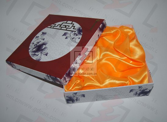 Silver Foil Printing Folding Paper Box Packaging For Cosmetic Powder