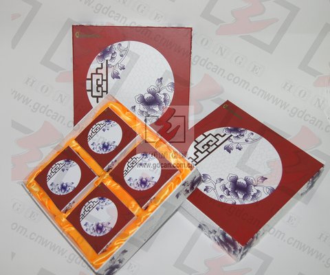 Silver Foil Printing Folding Paper Box Packaging For Cosmetic Powder