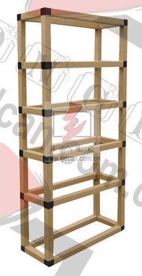 Supermarket Cardboard Storage Shelves Biodegradable With Lightweight