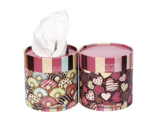 Customized  Pattern Tissue  Box  For Promotion  Packaging  Eco-friendly