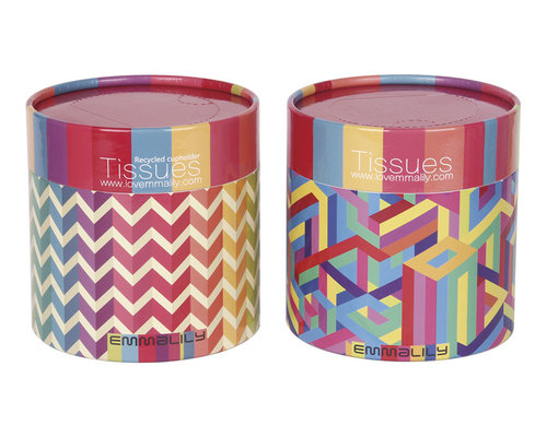 Customized  Pattern Tissue  Box  For Promotion  Packaging  Eco-friendly
