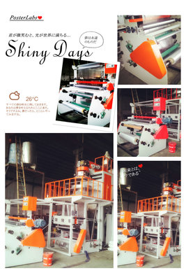 With Video and CE High speed Three-layer High speed HDPE film width customized mini film blowing machine