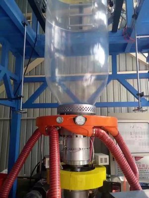 Exported to usa Video High speed HDPE film width customized mini film blowing machine