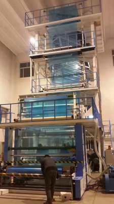 MINI Model CE Exported to usa PLC Controlled Video Lab film blowing machine