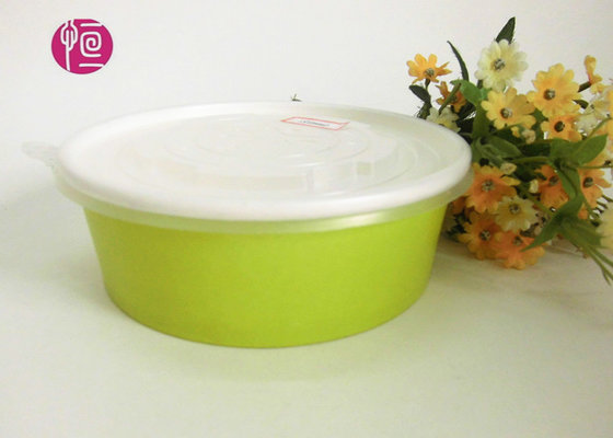 Take Away Flexo Printed Logo 32oz Paper Salad Bowls Containers FSC Certificated supplier