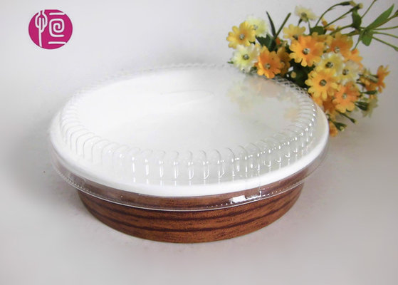 26oz Custom logo Printed Wide Top Shallow Height Paper Salad Bowls With Flat Lid supplier