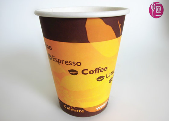 Custom Print Eco Friendly Hot Paper Cups Printed 12oz  Single PE supplier