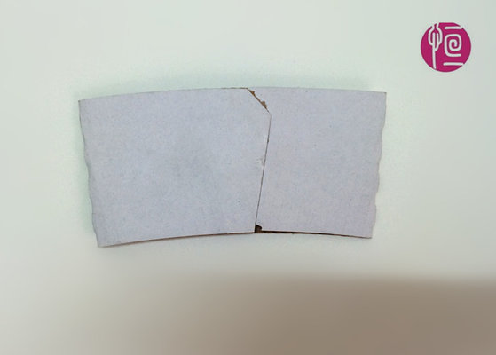 12oz White Coffee Sleeves Offset Paper With Logo Single Wall Paper Cup supplier