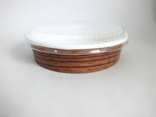 10oz BOPS 7.3g Flat Salad Bowl Lid For Noodle / Soup With A U Hole supplier
