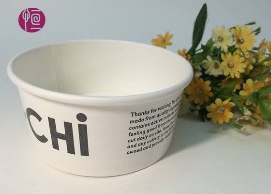 16oz Food Grade Paper Cup Container For Ice Cream , Ice Cream Paper Cup supplier