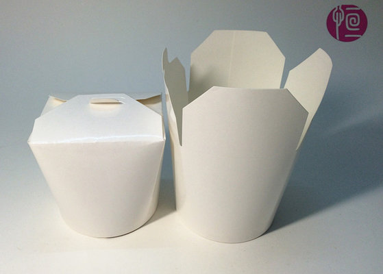 32oz Disposable Top140mm Take Away Paper Box For Noodle FDA Certificated supplier