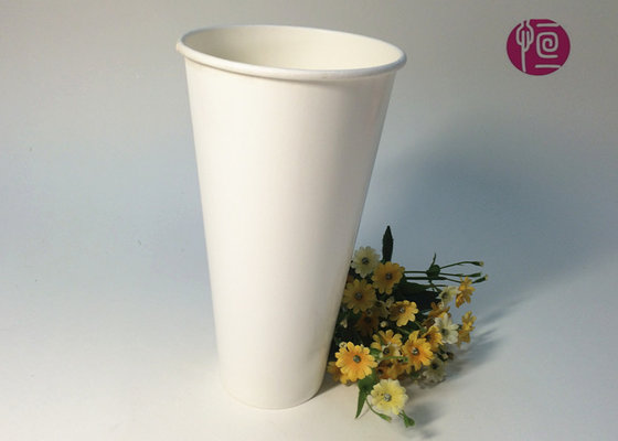 44oz Logo Printed Truck Driver Take Away Cold Drink Paper Cups with Lids FDA Certificated supplier