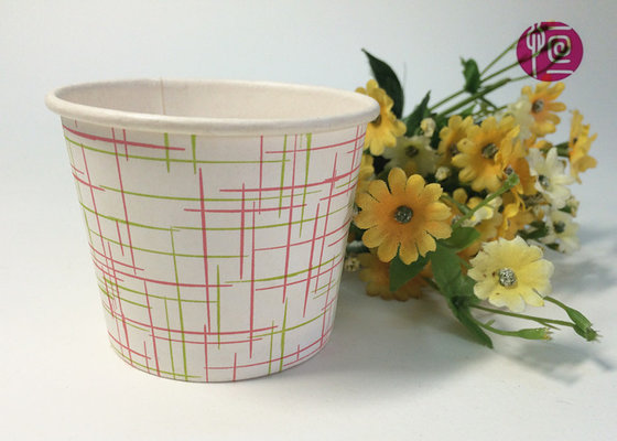 4oz Top 77mm Single PE Coated Disposable Soup Cups For Noodle Soup supplier
