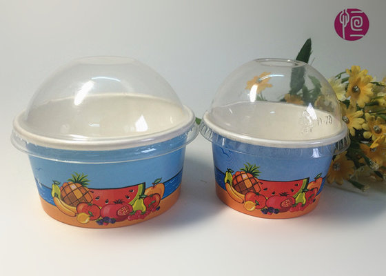 6oz 3.3g BOPS Material Disposable Plastic Lids  Dome Shape SGS Certificated supplier