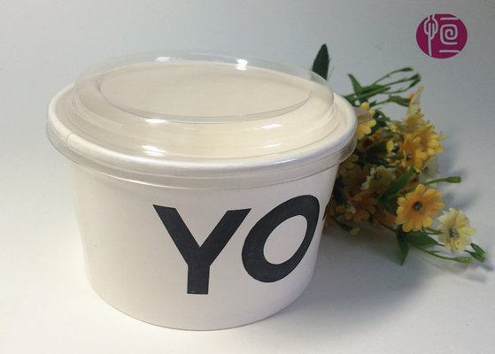 20oz 125mm PET Material Salad Bowl Lid With A Ear / Transparent supplier