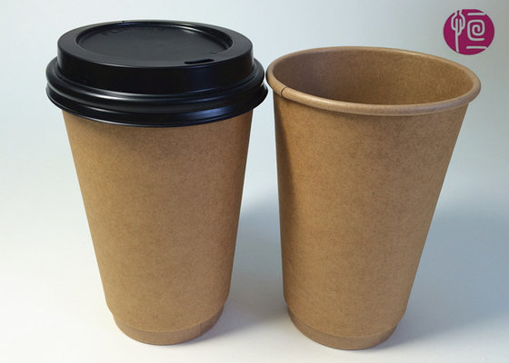 12oz 400ml Food Grade Matte Finished Double Wall Paper Cups with Lids supplier