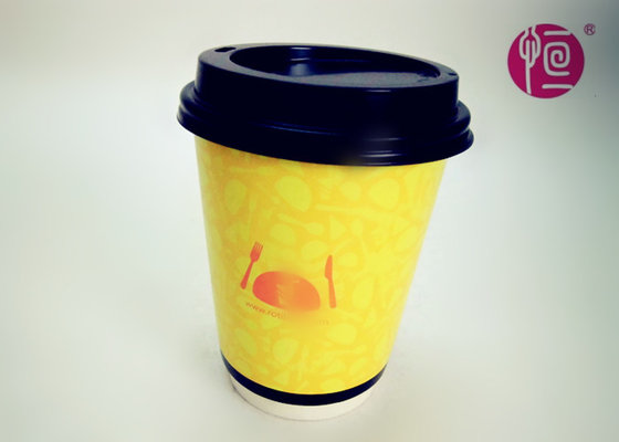 Brown disposable coffee paper cups printed same as starbucks coffee mugs supplier