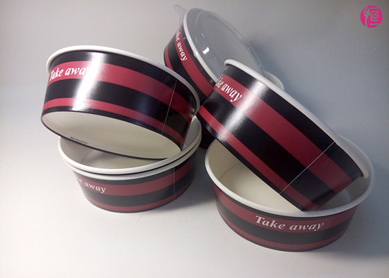 32oz Black Background Paper Salad Bowls Eco Friendly take out salad containers 44oz supplier