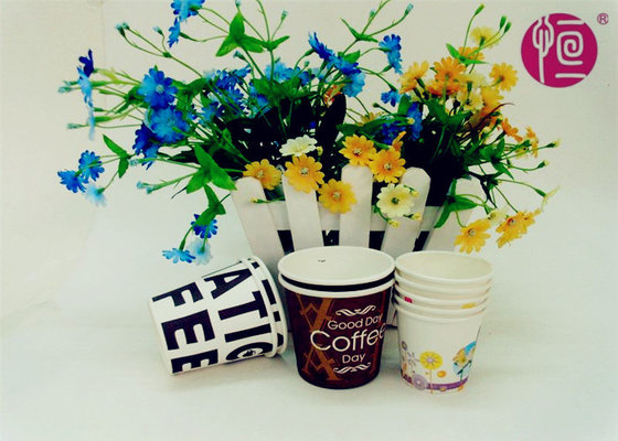 12oz Glossy Finished Custom Logo Printed Disposable Coffee Single Wall Paper Cups with Lids supplier