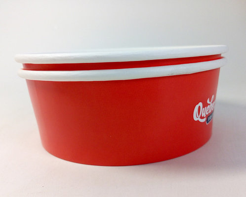 Take Away Flexo Printed Logo 32oz Paper Salad Bowls Containers FSC Certificated supplier