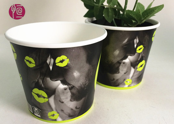 Custom Blue Design Keep Calm Flower Paper Bowl For Water Plant supplier