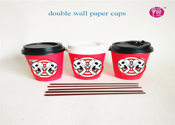 Food Grade Take Away Flexo Print Custom Printed Paper Cups 4oz - 24oz With Lids supplier
