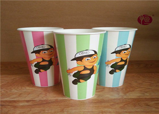 24oz Big Size Eco-Friendly Food Grade Double PE Coated Paper Cups for Cold Drink Soda Coca Cola supplier