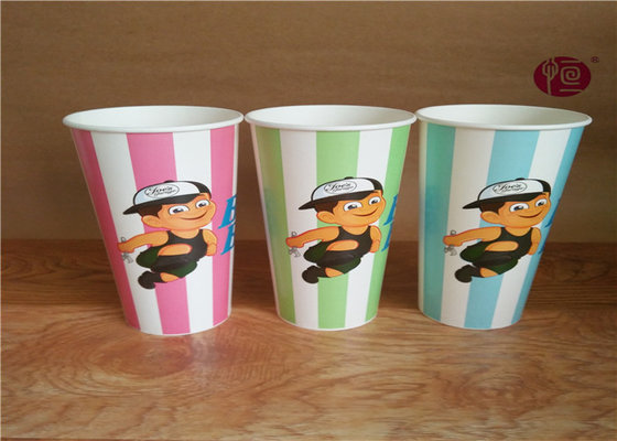 24oz Big Size Eco-Friendly Food Grade Double PE Coated Paper Cups for Cold Drink Soda Coca Cola supplier
