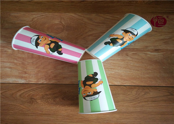 24oz Big Size Eco-Friendly Food Grade Double PE Coated Paper Cups for Cold Drink Soda Coca Cola supplier