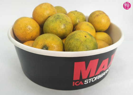 100 CTNs 38oz Paper Paper Salad Bowls with Clear Lid Custom Printed Design supplier