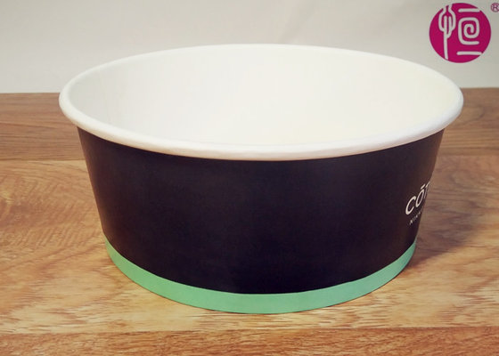 Offset printing paper soup bowls for rice , disposable salad bowls supplier