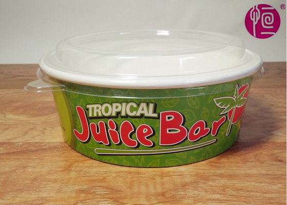 Offset printing paper soup bowls for rice , disposable salad bowls supplier
