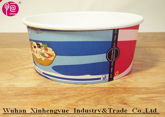 No Leak 1000ML Paper Salad Bowls Food Grade FDA & FSC & BRC & ISO Certification supplier