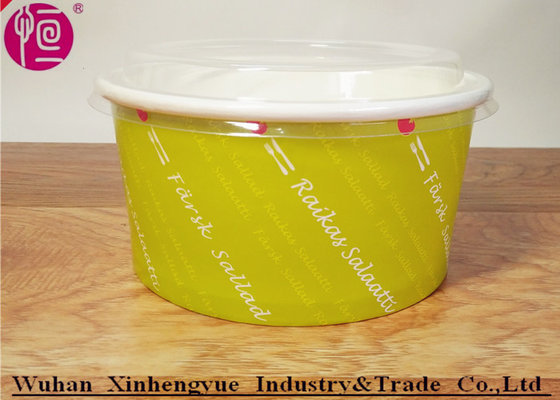 No Leak 1000ML Paper Salad Bowls Food Grade FDA & FSC & BRC & ISO Certification supplier