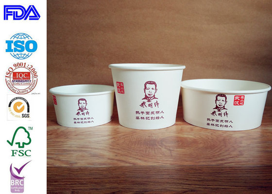 Disposable Take Away Kraft Paper Hot Soup Container Match With Lid supplier