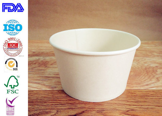Take Away Paper Salad Bowls , Kraft Paper Food Containers Match With Lid supplier