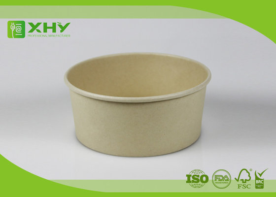 26oz Custom logo Printed Wide Top Shallow Height Paper Salad Bowls With Flat Lid supplier