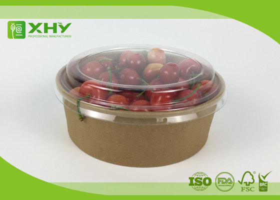 Hot Sale Disposable Custom Printed Take Away Kraft Paper Salad Bowl supplier