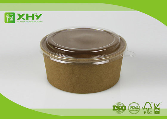 Hot Sale Disposable Custom Printed Take Away Kraft Paper Salad Bowl supplier