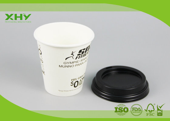 Disposable 10oz 350ml 90mm Top Printed Single Wall Paper Cups for Coffee or Hot Drink with Lids supplier