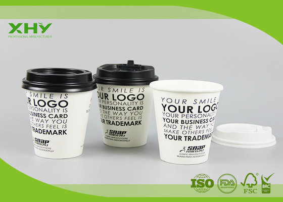 Disposable 10oz 350ml 90mm Top Printed Single Wall Paper Cups for Coffee or Hot Drink with Lids supplier