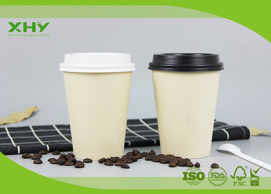 8oz Food Grade Eco-friendly Bamboo Paper Cups Single Wall for Coffee with Lids supplier