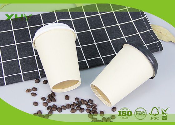 8oz Food Grade Eco-friendly Bamboo Paper Cups Single Wall for Coffee with Lids supplier